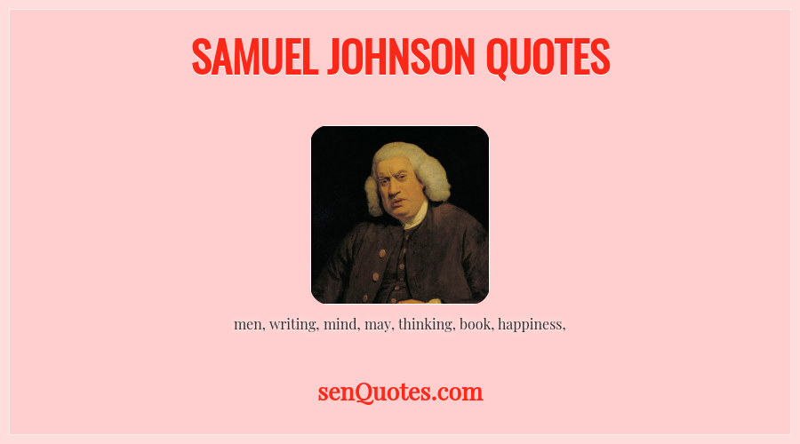 Samuel Johnson Quotes - senQuotes.com