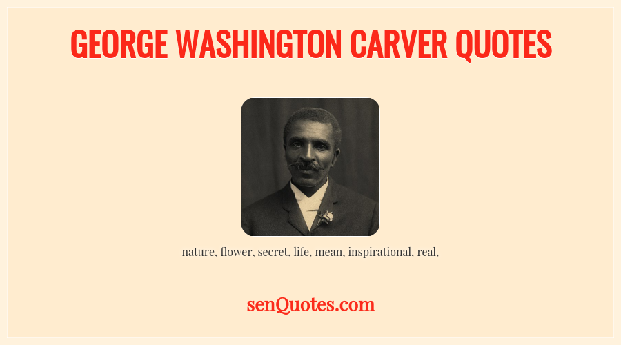 George Washington Carver Quotes - senQuotes.com