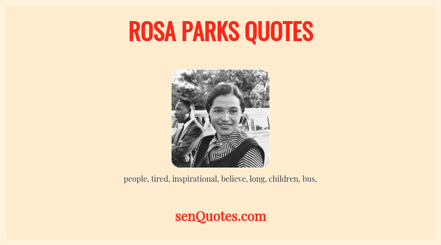 Rosa Parks Quotes - senQuotes.com